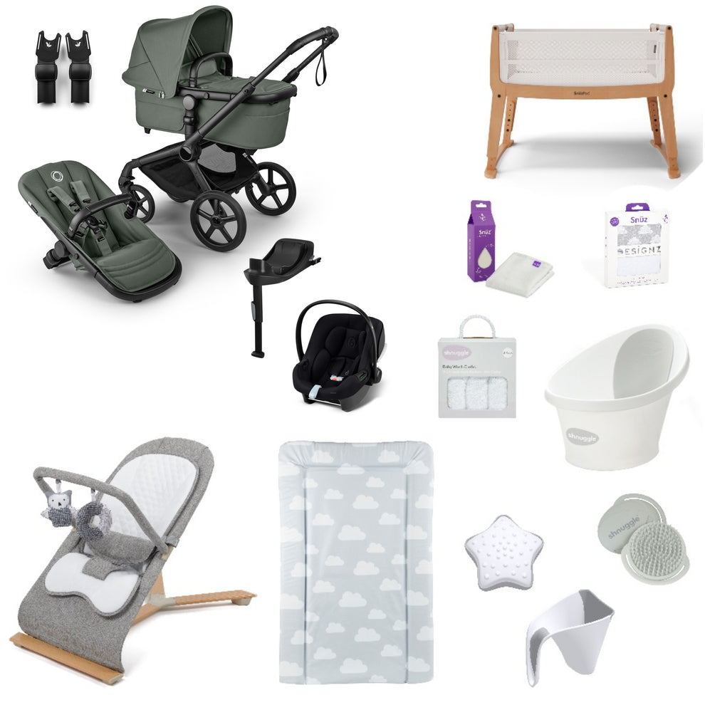 Bugaboo Fox 5 Renew Forest Green Complete Essentials Bundle – Eclipse Nursery Store
